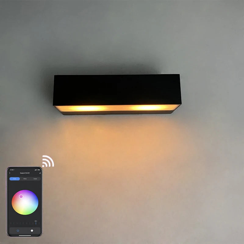 Smart LED Wall Fixture: Dimmable, Color-Changing, and Energy-Efficient ...